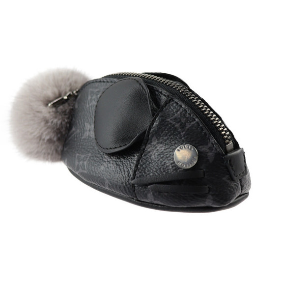 Louis Vuitton | Bags | Louis Vuitton Chin Keychain Pouch Black Lv Gray ...